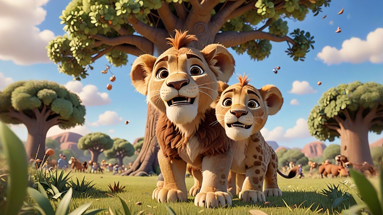 Roaring Lions — Shake Your Mane Song! | Fun Kids Song | Jungle Animal ...