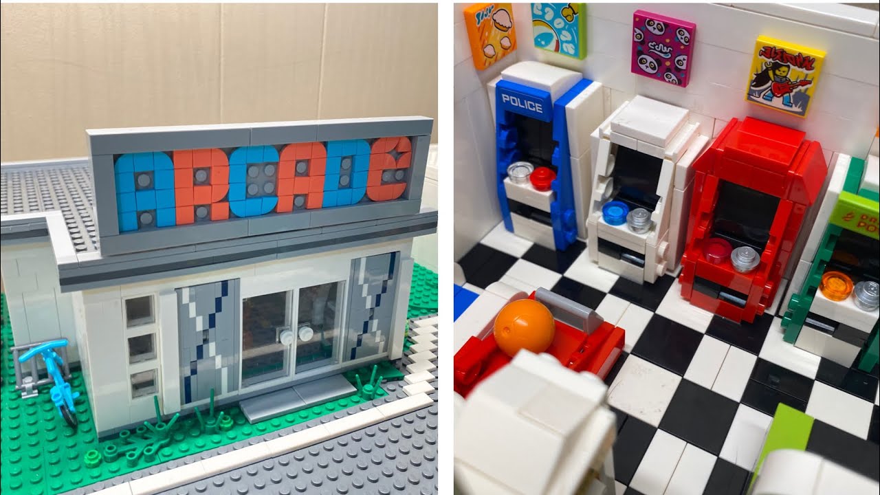 Custom LEGO Arcade Build - YouTube