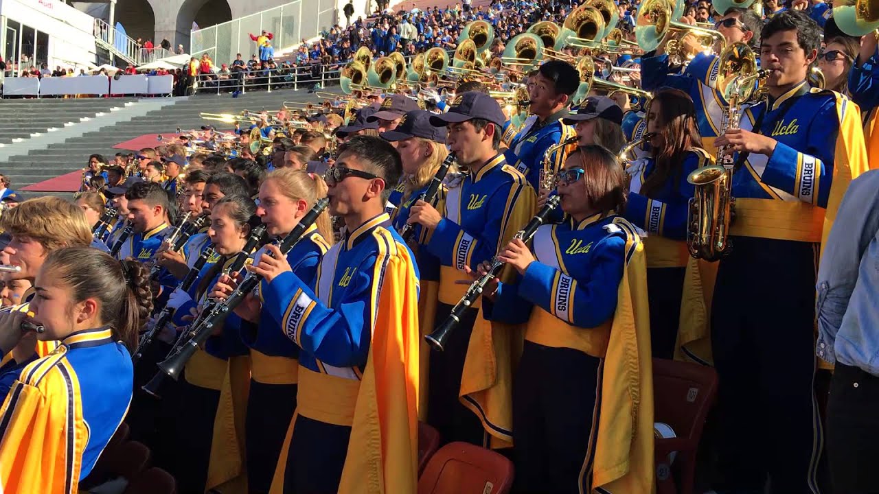 The famous UCLA Marching Band - UCLA USC rivalry game 11.28.2015 - YouTube