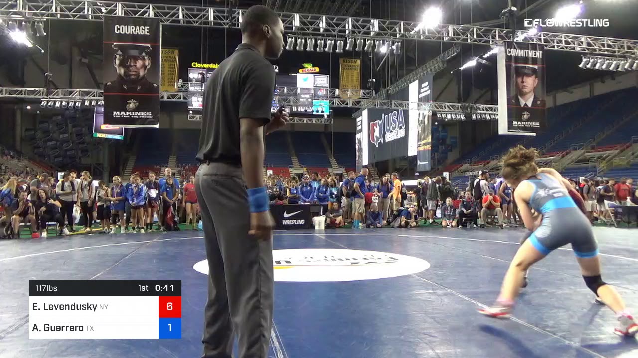 117 Lbs Rnd Of 32 Esther Levendusky New York Vs Abigail Guerrero Texas ...