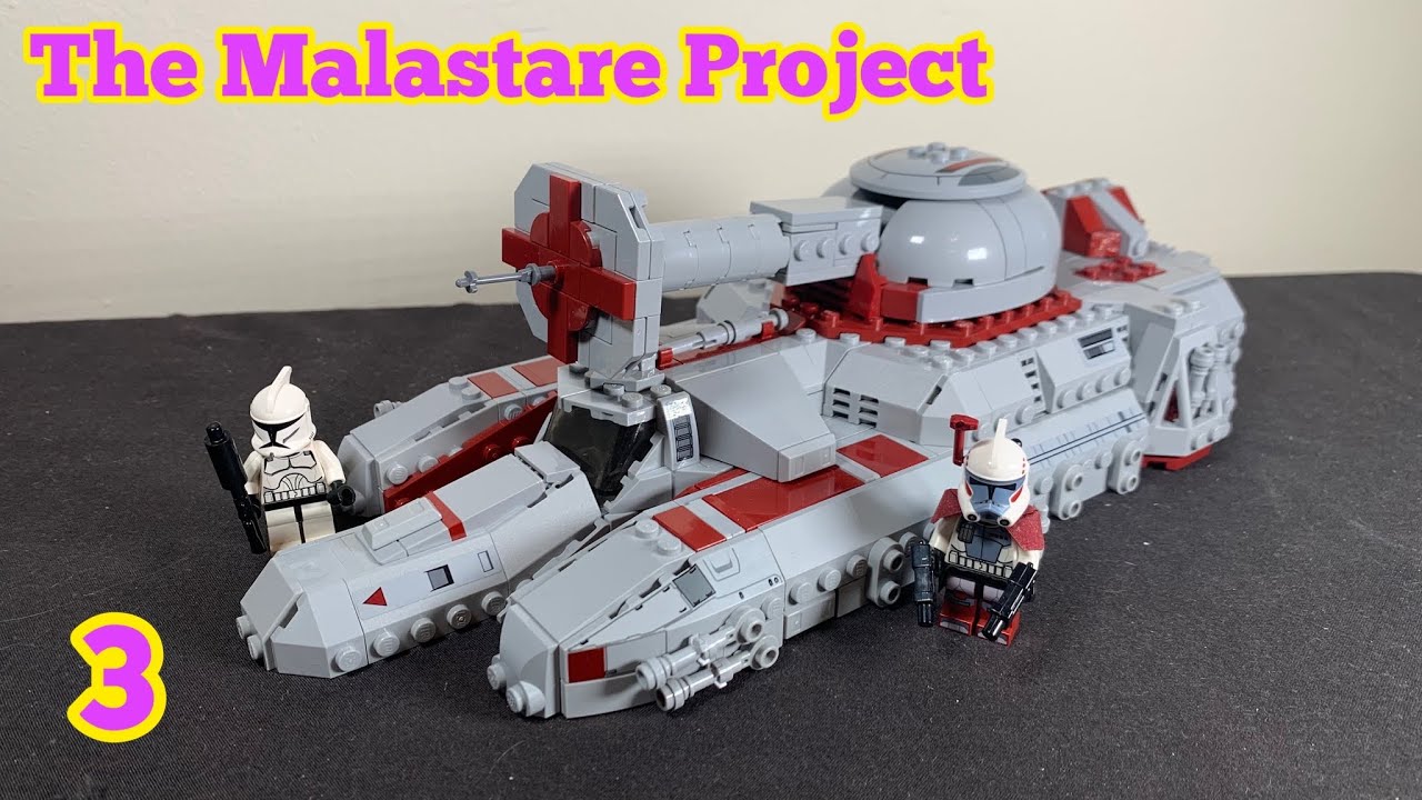 Custom Lego Clone Wars Stun Tank! The Malastare Project Part 3 - YouTube