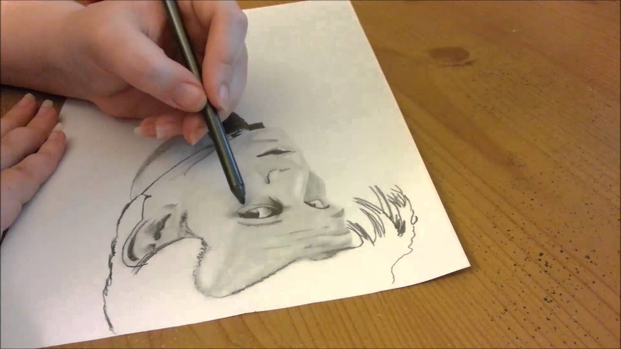Speed Drawing - Matt Smith - YouTube