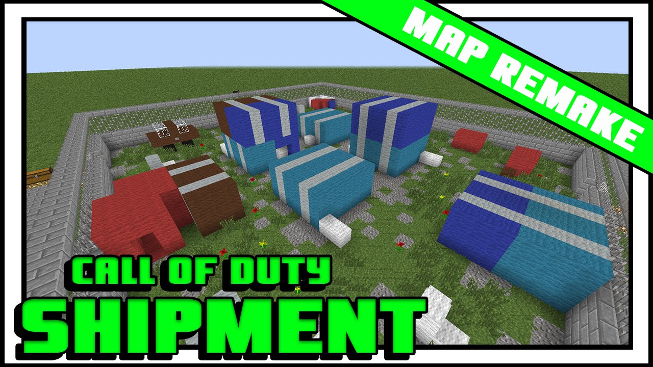 Minecraft Call of Duty : Cod 4 Shipment Map Remake - YouTube