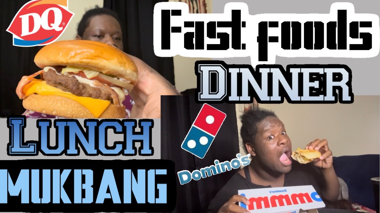 MUKBANG: Eating my Favorite Top Fast Food items ( first time eating ...