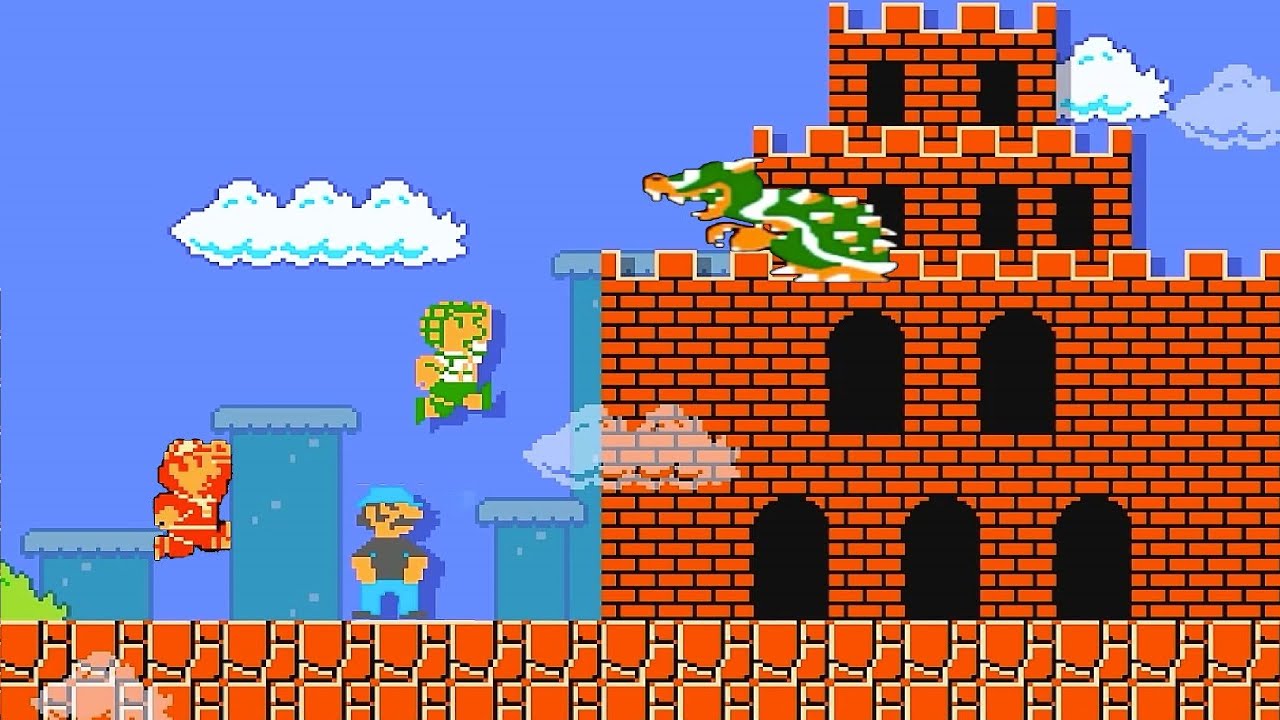 Super Mario Bros Remastered HD: El Chavo, Quico, Don Ramon - YouTube