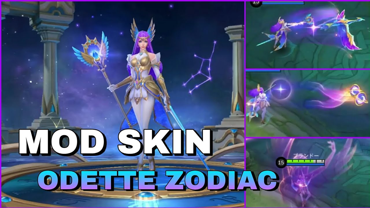 Mlbb : Mod Skin Odette Zodiac Revamp - Aki Kun - YouTube