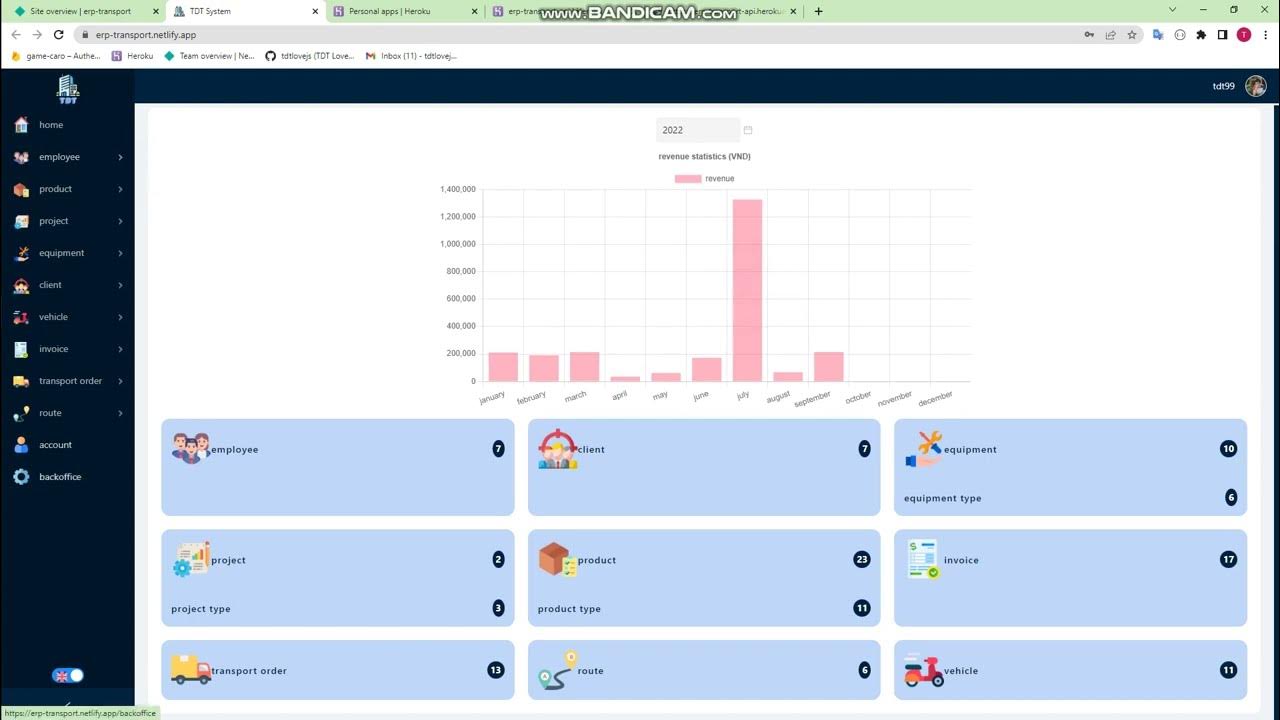 Demo - Transport Business Management - Web App | MongoDB, ExpressJS ...