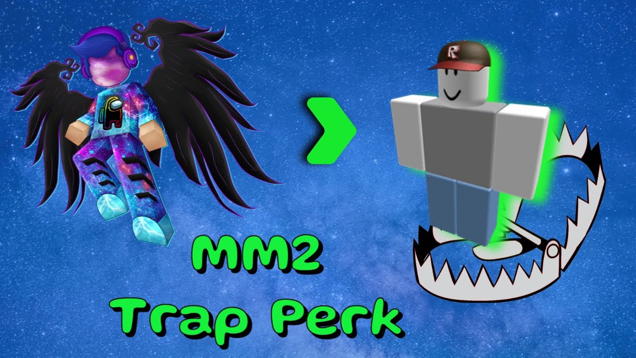 Using The Trap Perk In MM2 (Murder Mystery 2) 🪤🎮 #mm2 #trapperk #roblox ...