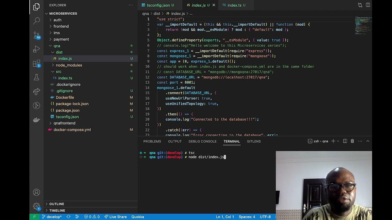 Microservices Part 10, node express typescript project - YouTube