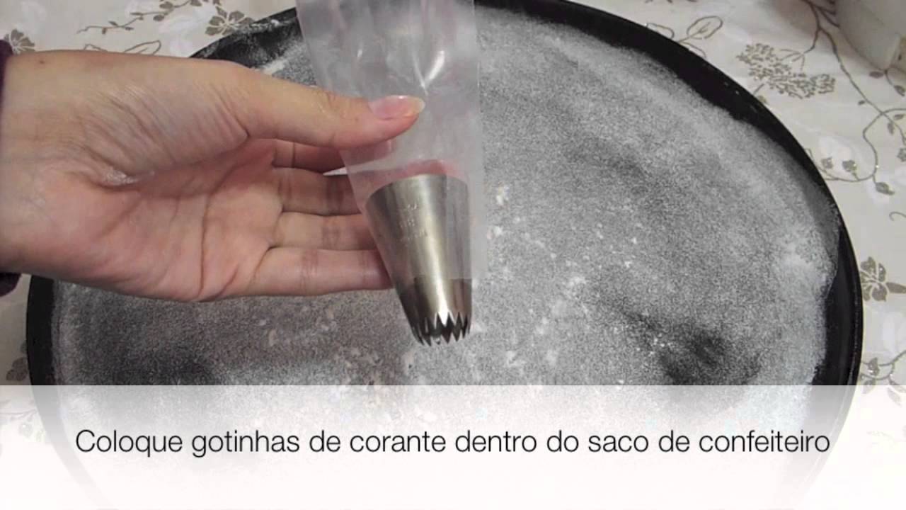 Suspiro colorido receita de natall - YouTube