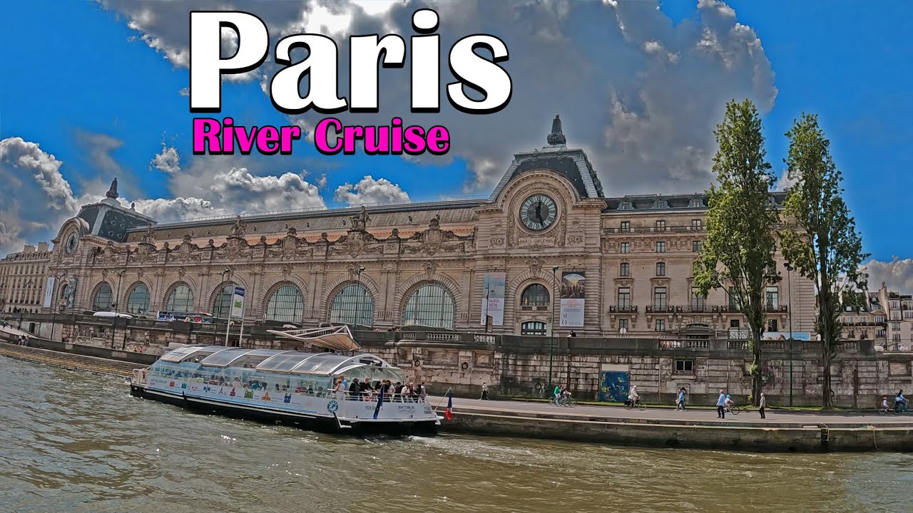 Paris, 🇫🇷 FRANCE - Riverboat Cruise 4K - Boating on the Seine River in ...
