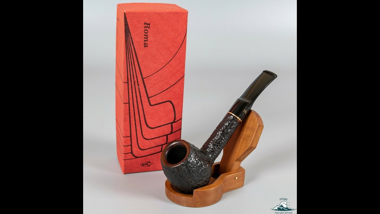 Savinelli "Roma" Rusticated Slightly Bent Brandy Sitter (209 KS) 9mm ...