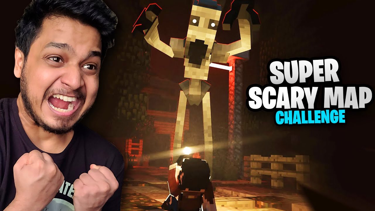 Challenge to Beat MINECRAFT SCARIEST MAP EVER was MISTAKE !! - YouTube