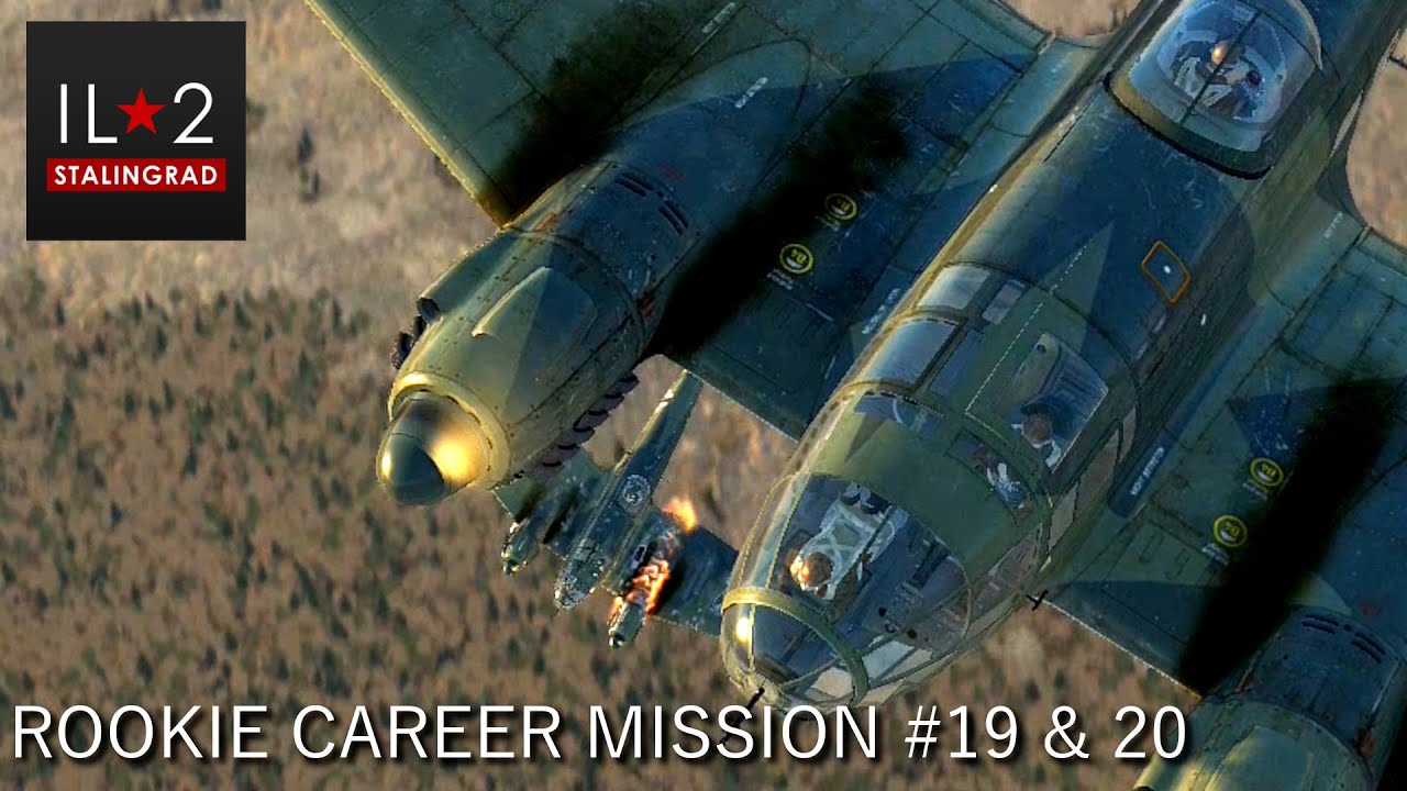 Rookie fighter pilots missions 19 & 20 (IL2 BoS Bf 109 Career Cinematic ...