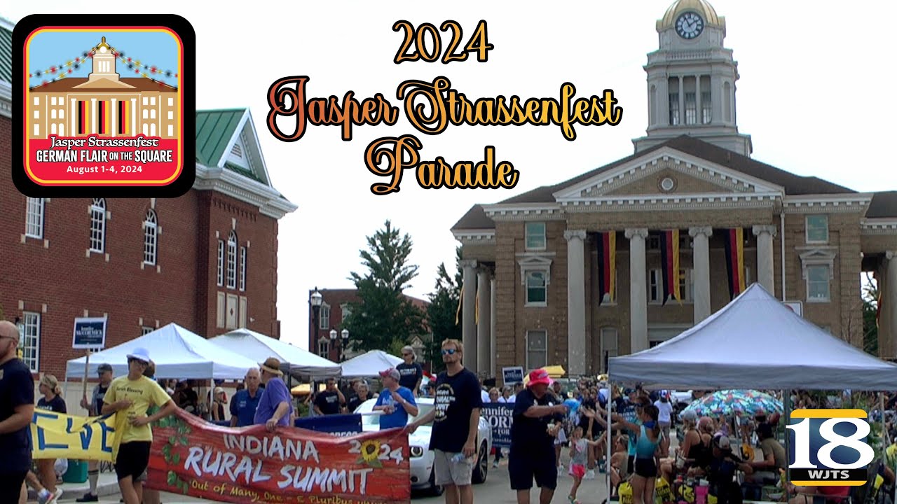 The 2024 Jasper Strassenfest Parade (8/04/2024 - Jasper, Indiana) - YouTube