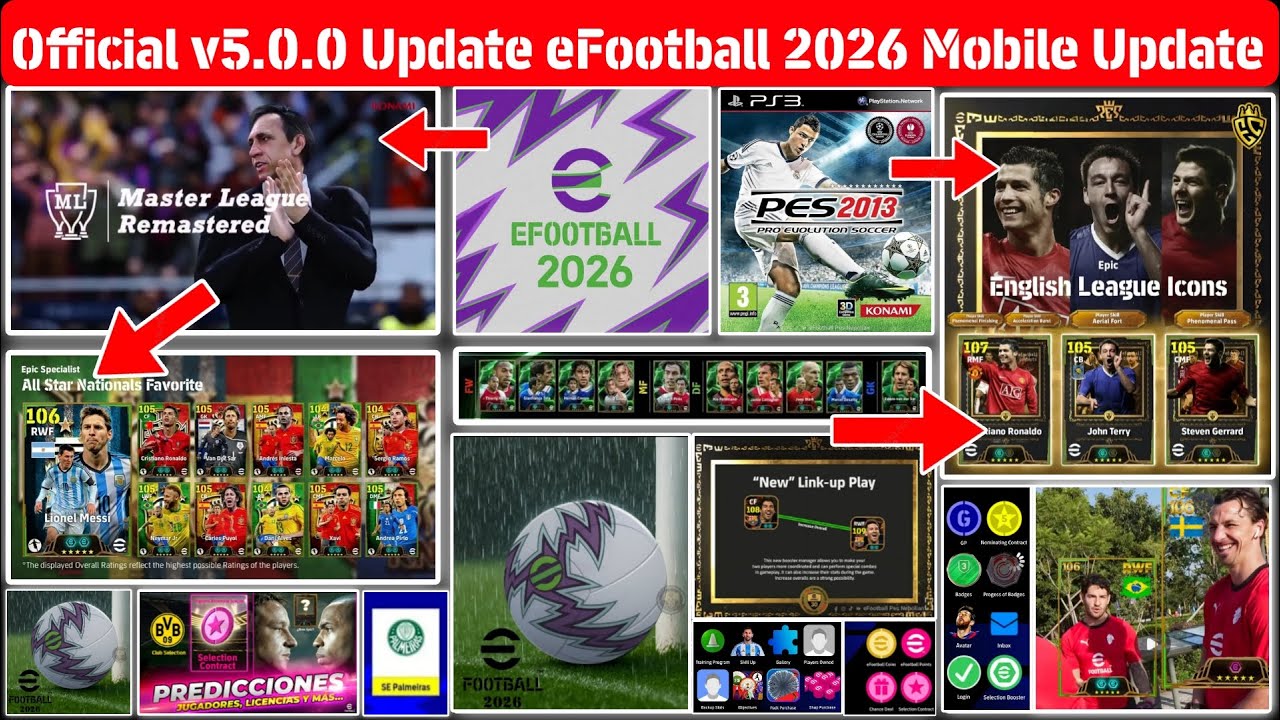 eFootball 2026 Mobile || Official v5.0.0 Update Full Informations ...