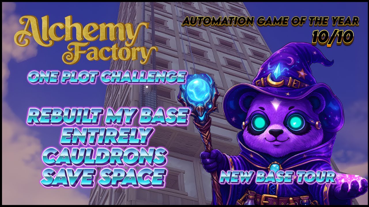 Alchemy Factory || New Base Tour, Rebuilt My Base Entirely, Cauldrons ...