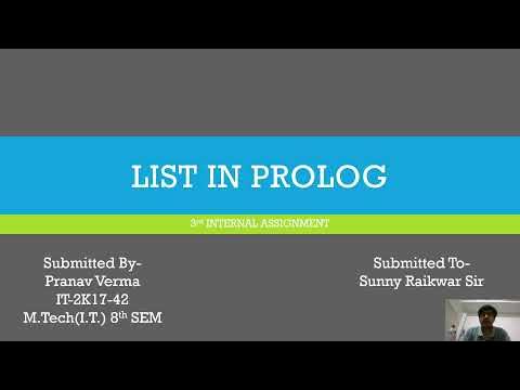 PROLOG - LISTS in PROLOG Programming || LISTS IN PROLOG Programming ...