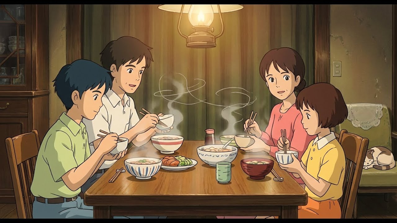 A Soft Morning Light Over a Country Home | Ghibli-Style Animation - YouTube