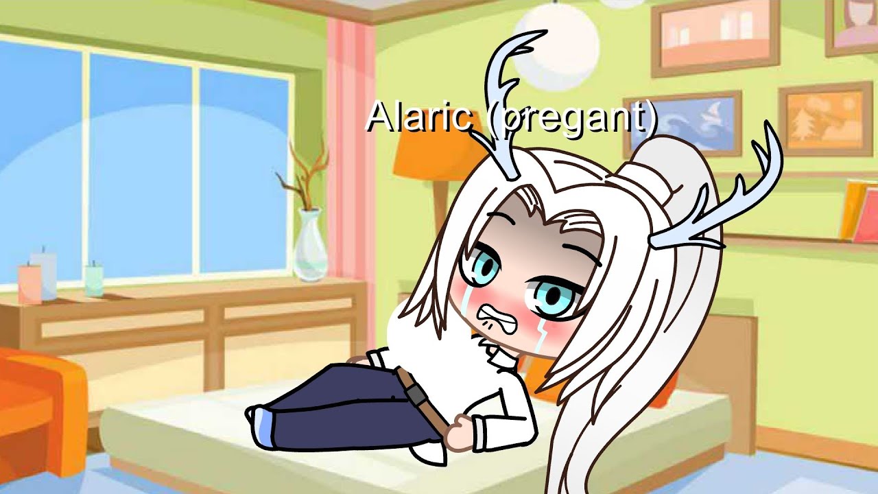 Pregnant Alaric give birth gacha clup - YouTube