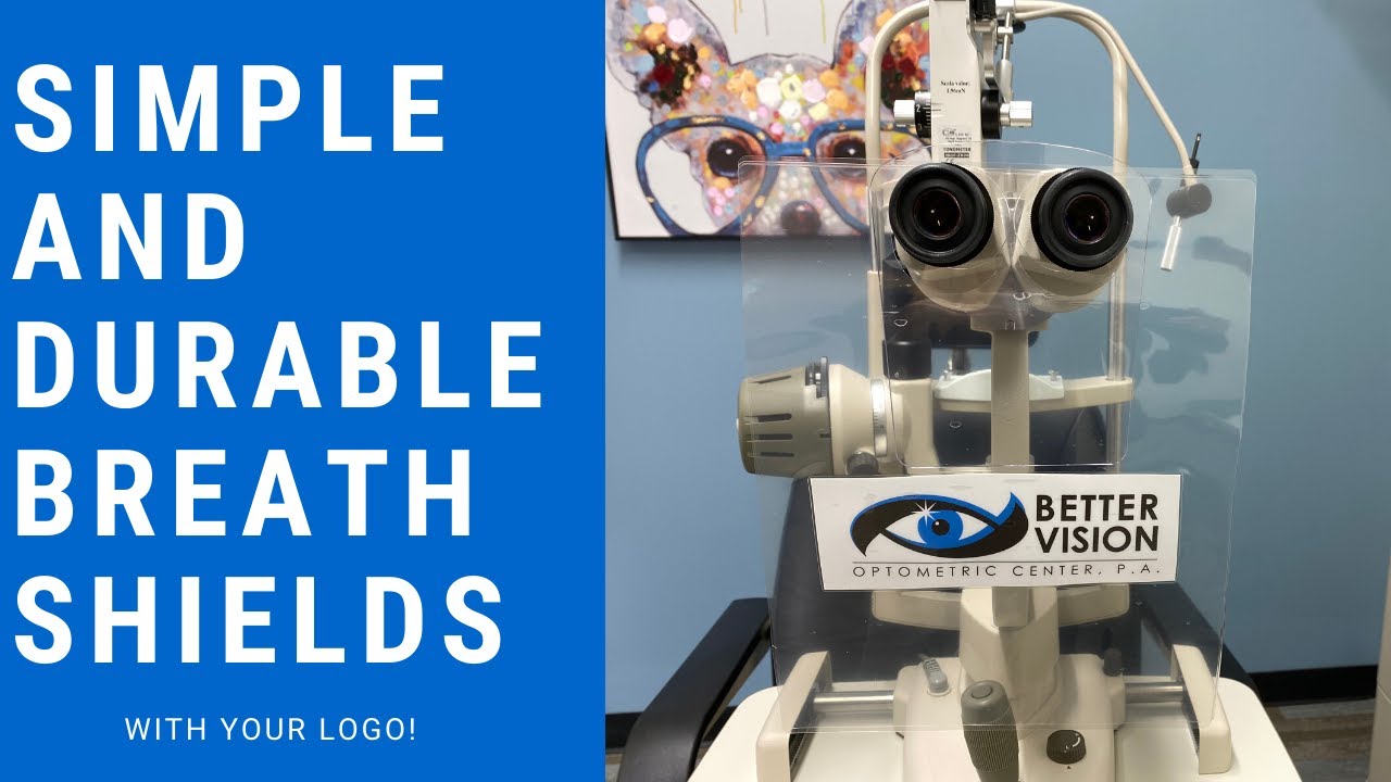 How To Make An Easy and Durable Breath Shield For A Slit Lamp - YouTube