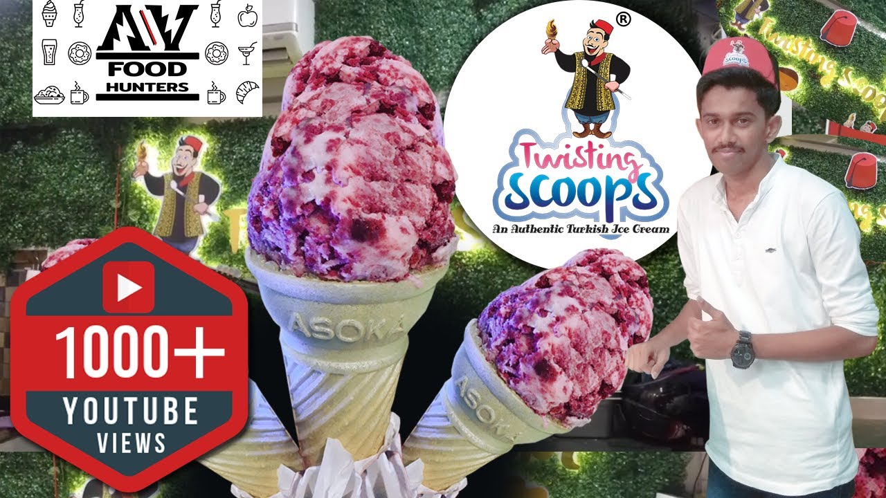 Turkish Ice Cream In Mumbai Twisting Scoops - YouTube