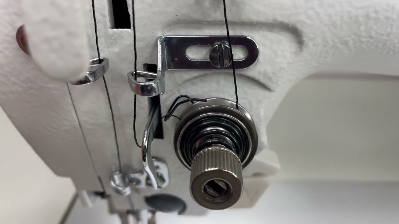 How To Thread PS-0303D Industrial Walking Foot Sewing Machine - YouTube