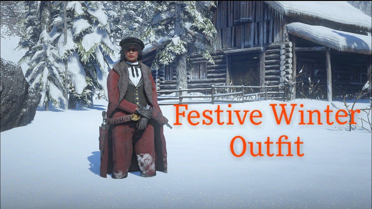 Red Dead Redemption 2 | Festive Winter Outfit *female* - YouTube