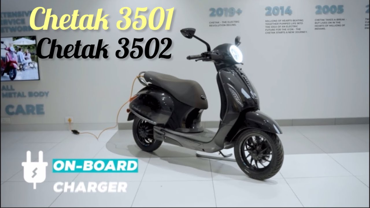 Bajaj Chetak 3501& 3502 Mode Electric Scooter Full Review |Just ₹127000 ...