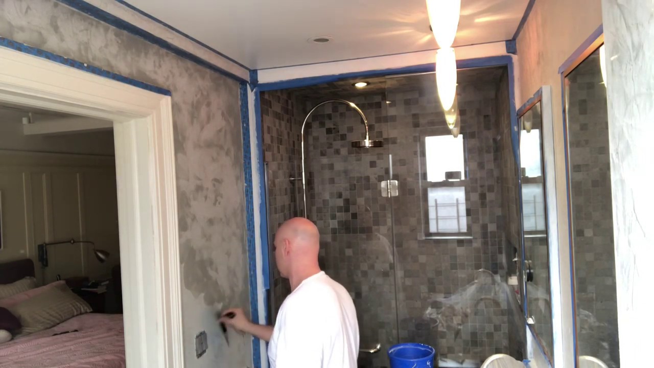 Fresco Venetian Plaster - YouTube