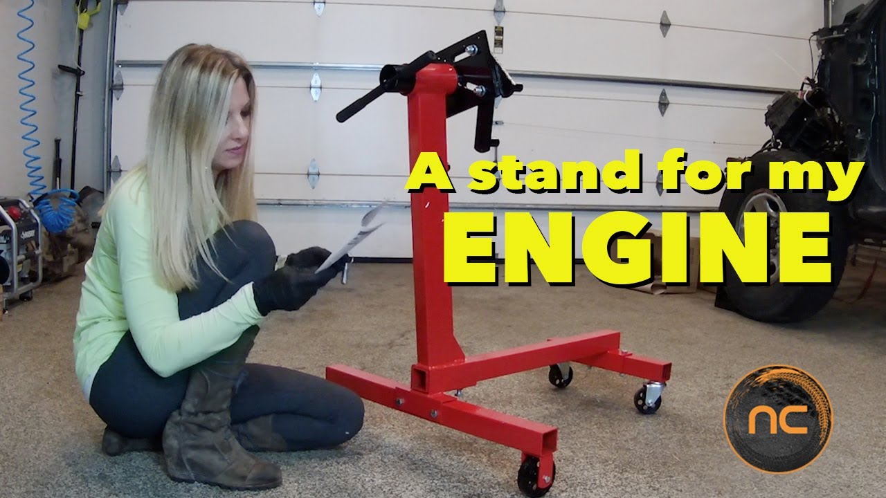 Assembling Harbor Freight’s Pittsburgh ENGINE STAND to hold my 5.3L ...