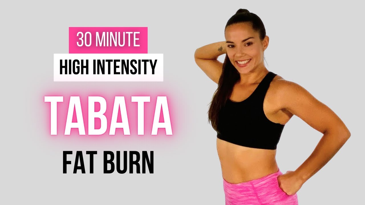 30-Minute Full Body Tabata HIIT Workout - Fat Burning Interval Training ...