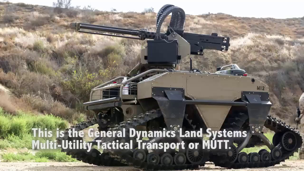 Multi Utility Tactical Transport MUTT • Marine Corps Combat Robot - YouTube