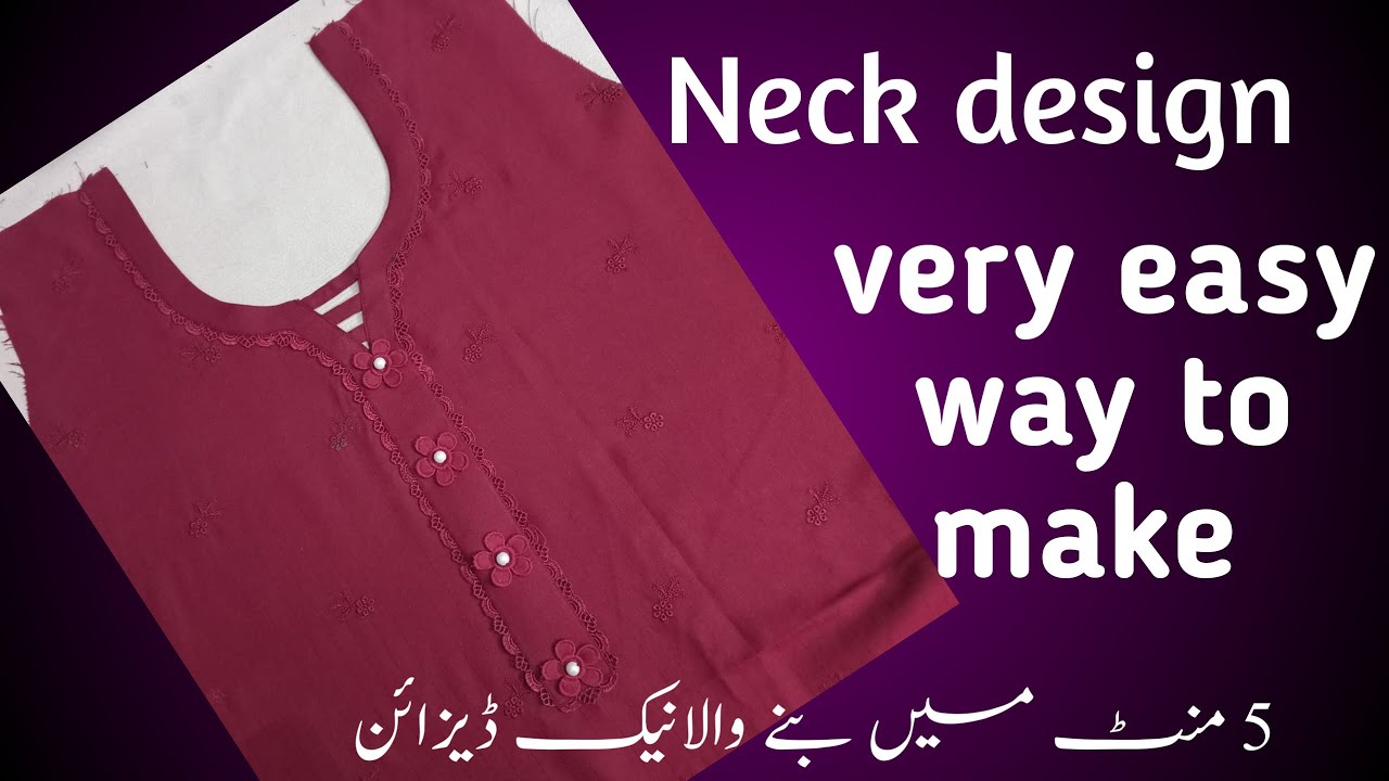 Beautiful neck design ️ new neck design 2025 cutting and stitching ...