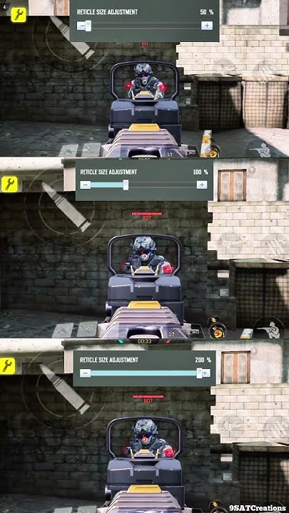 NEW🔥 Reticle Size Adjustment Setting CODM #shorts #trending #codm - YouTube