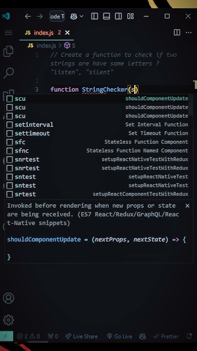 Can YOU Pass This JavaScript Challenge to Check If Two Words have same letters? - YouTube