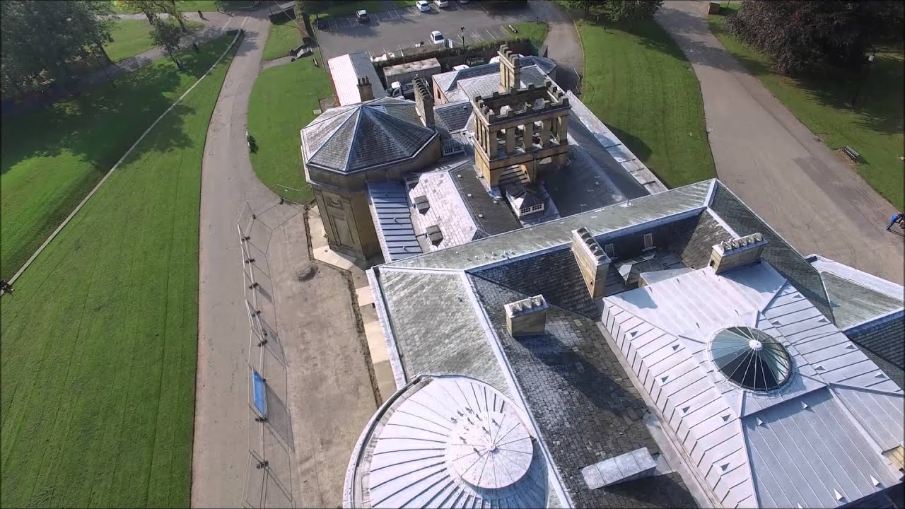 Heaton Hall with history, Heaton Park, Manchester with a drone - YouTube