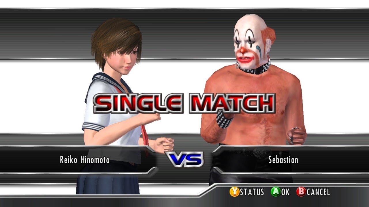 ランブルローズ XX 日ノ本零子 vs セバスチャン Rumble Rose XX Reiko Hinomoto vs Sebastian ...