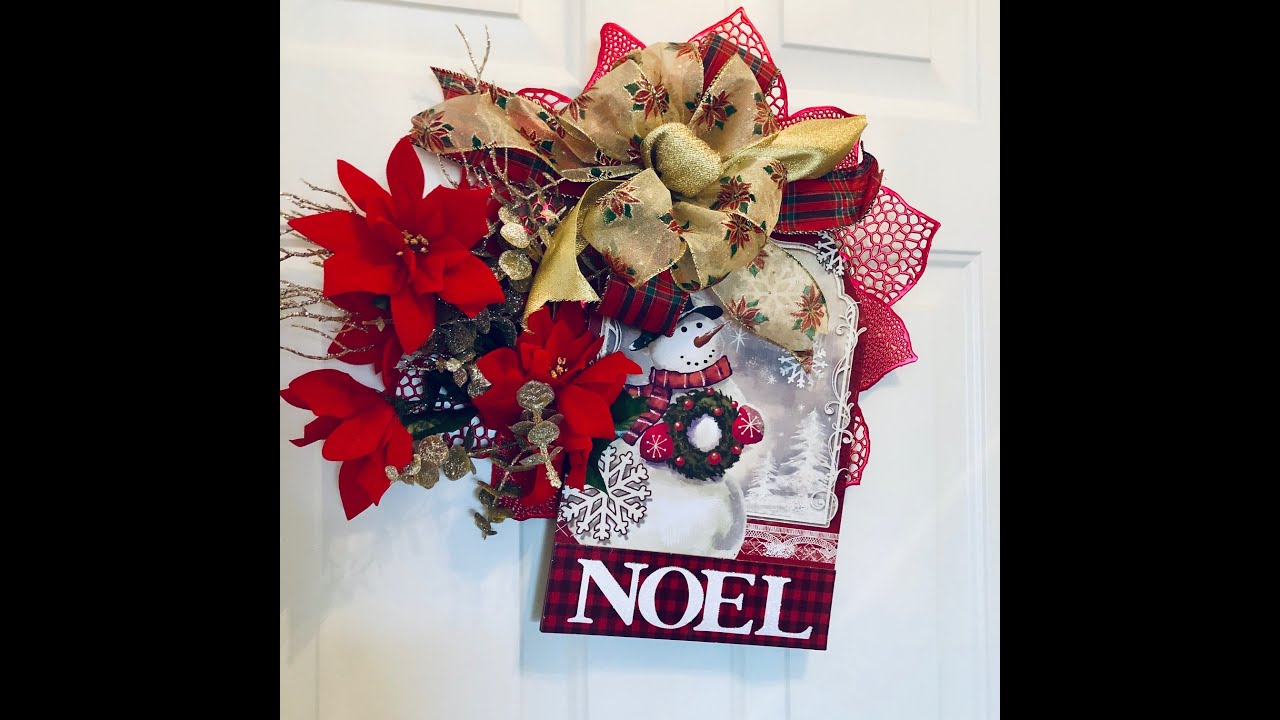 DollarTree DIY Christmas Splatter Screen Wreath - YouTube