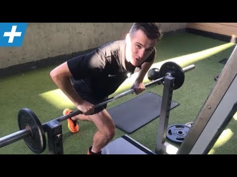 Step Down (Bar Deload) - 12 Wk Knee Program: Rehab Ex 4 | No.180 ...