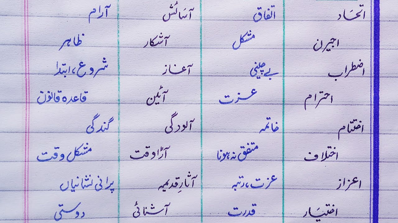 How To Write Words Meanings In Urdu Urdu Me Alfaz Mani Likhne Ka how-to-write-words-meanings-in-urdu-urdu-me-alfaz-mani-likhne-ka