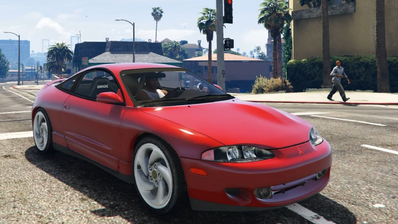 GTA V - Mitsubishi Eclipse GSX Add On EnRoMovies _REVIEW - YouTube