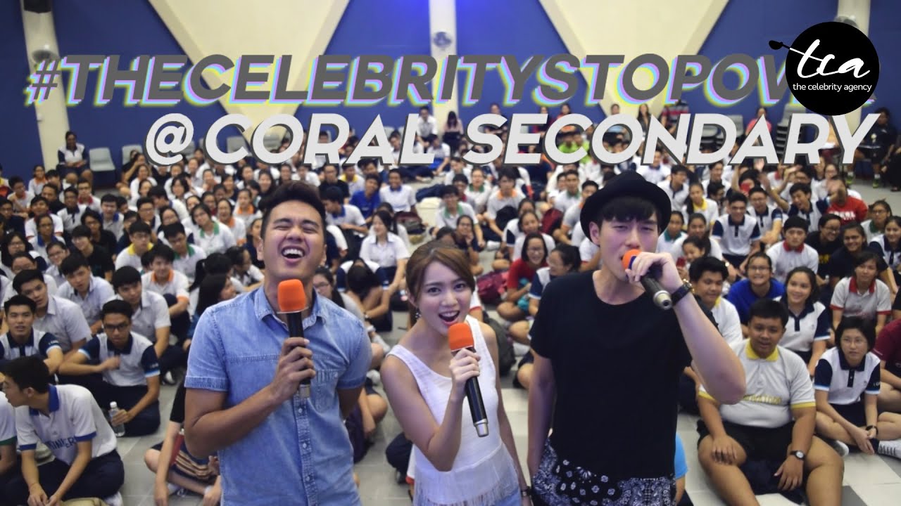 James Seah is how old !? #thecelebritystopover @ Coral Secondary School ...