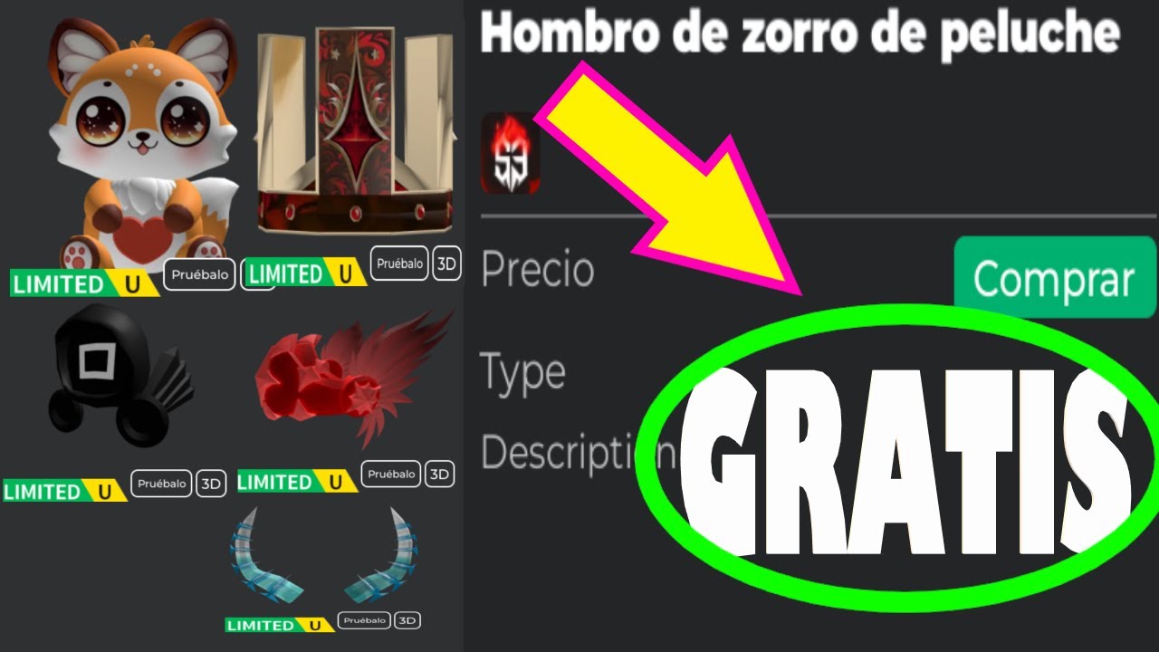CONSIGUE UN PELUCHE DE ZORRO BEBE Y MAS ITEMS EN ROBLOX - YouTube