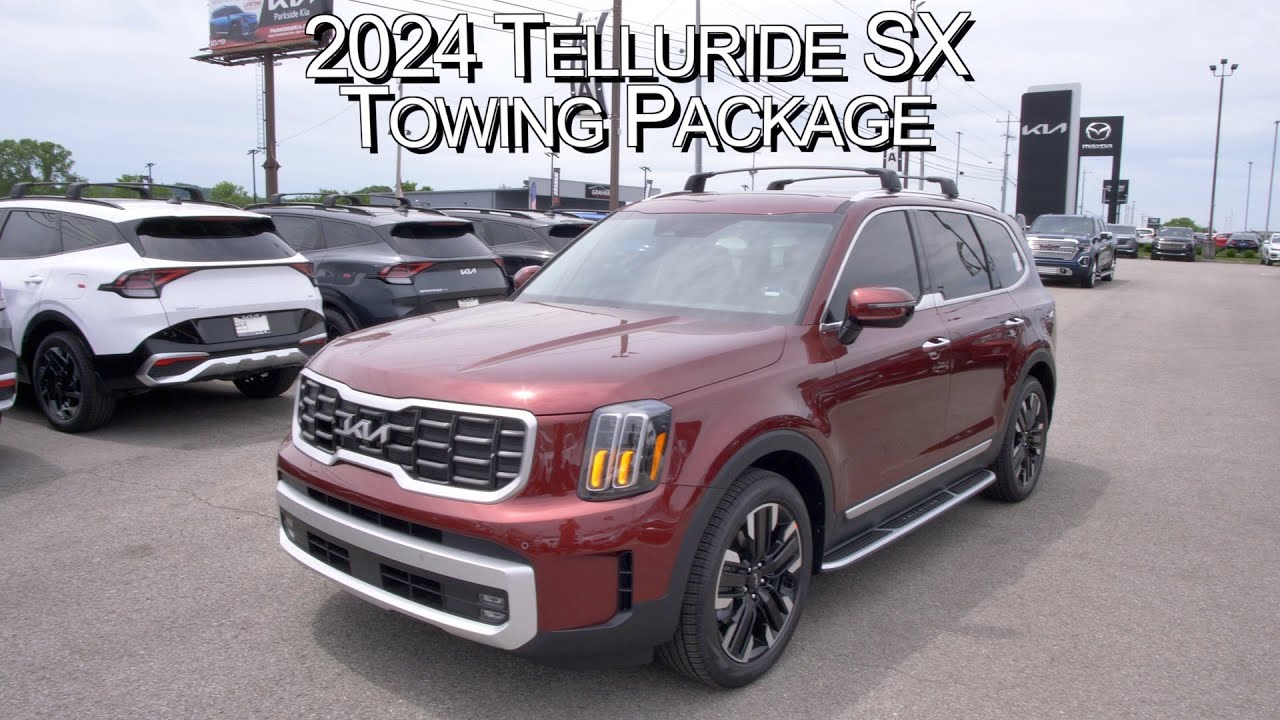 New Dawning Red 2024 Kia Telluride SX Towing Package at Parkside Kia ...