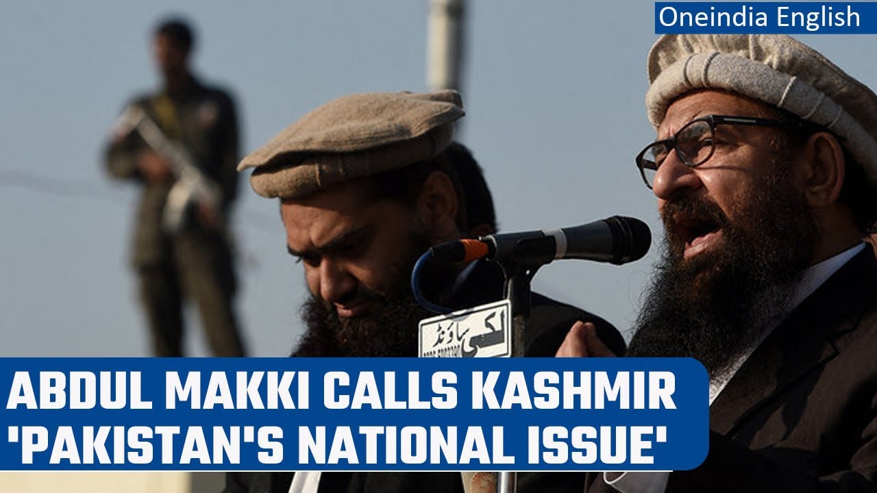 Global terrorist Abdul Rehman Makki calls Kashmir 'Pakistan's national ...