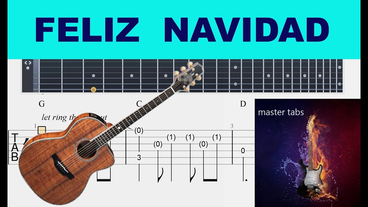 Feliz Navidad Jose Feliciano Guitar Tab Mastertabs