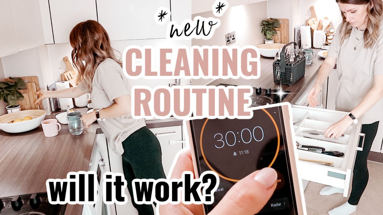 *new* WEEKLY MONDAY CLEANING ROUTINE UK | KITCHEN SPEED CLEAN WITH ME ...