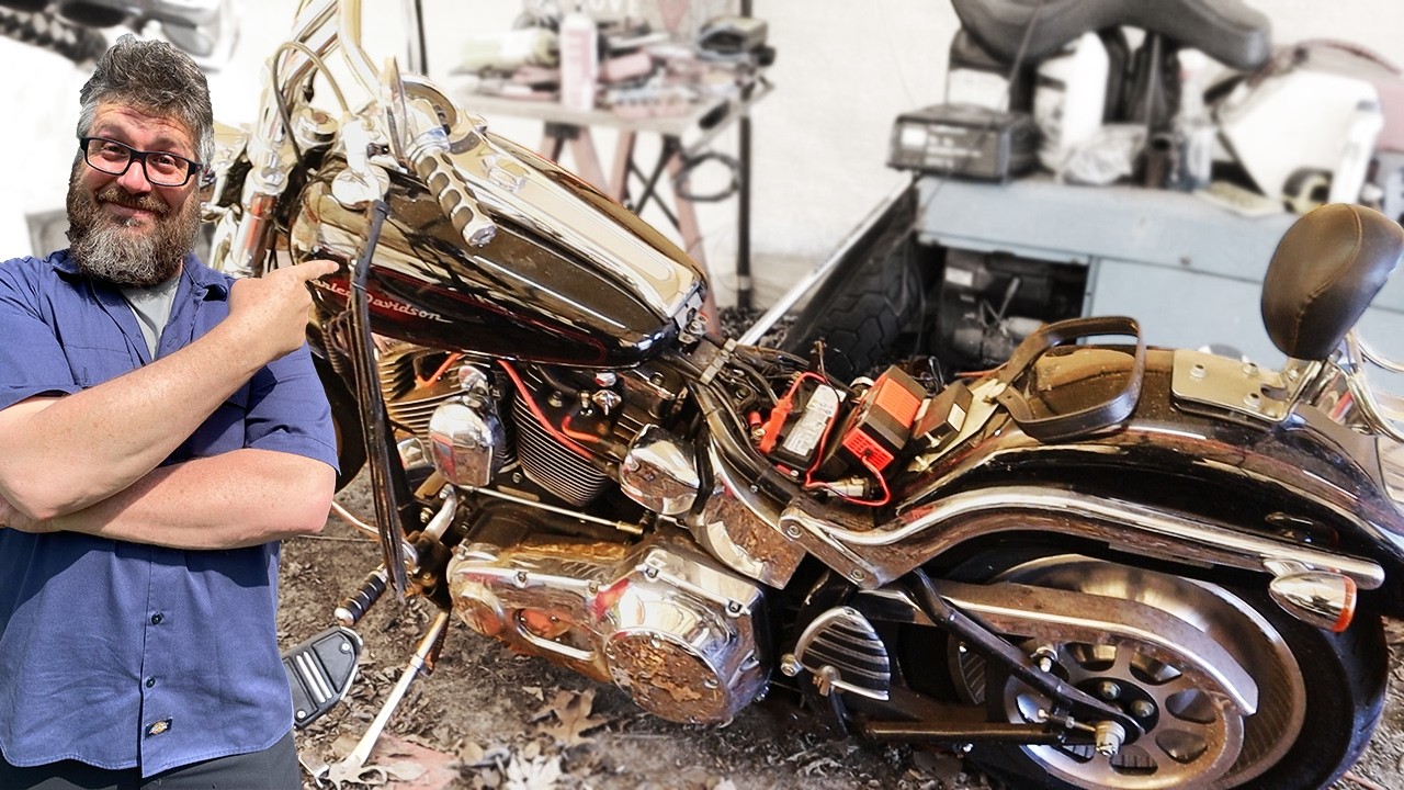 Rescuing A Fan's Bike From Harley Motorcycle Project Blues - YouTube