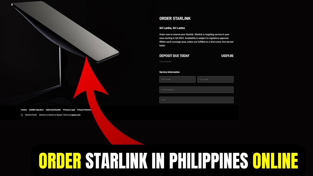 HOW TO ORDER STARLINK IN THE PHILIPPINES-EASY WAY | HOW TO BUY STARLINK ...